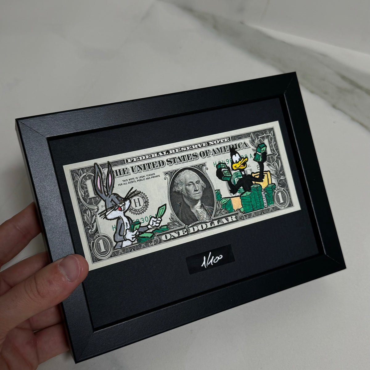 Limited Edition "Bugs Bunny" Dollar Bill – Benx Studio