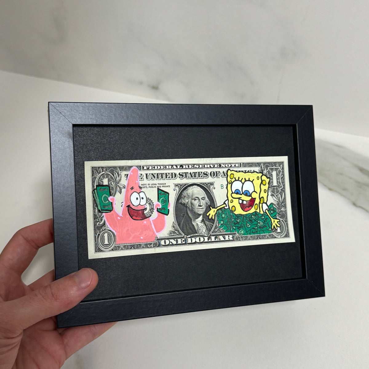 Limited Edition "Rich SpongeBob & Patrick" Dollar Bill – Benx Studio
