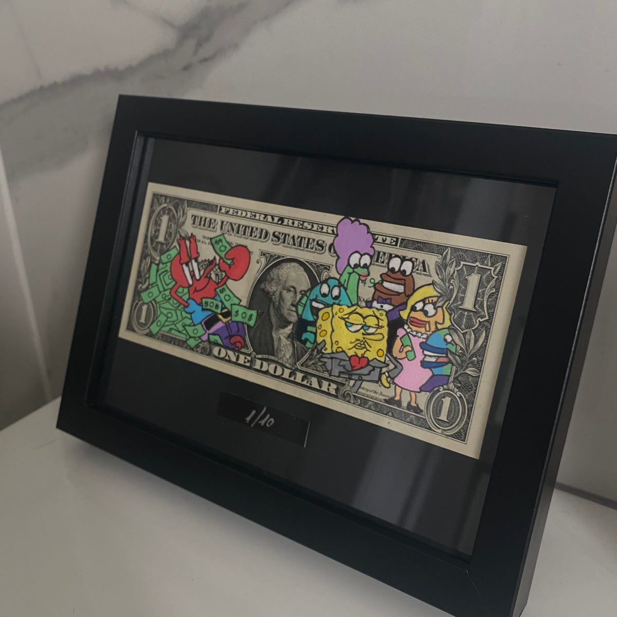 Limited Edition "SpongeBob" Dollar Bill – Benx Studio