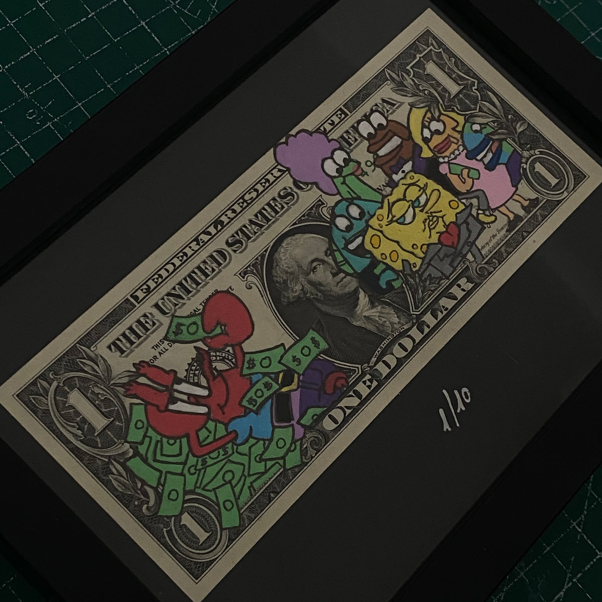 Limited Edition "SpongeBob" Dollar Bill – Benx Studio
