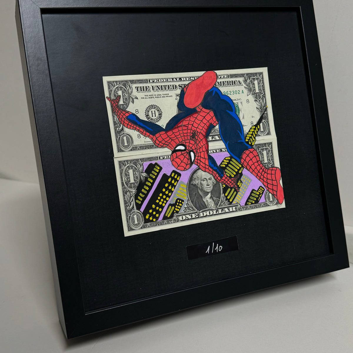 Limited Edition "Spider-Man" Double Dollar Bills – Benx Studio