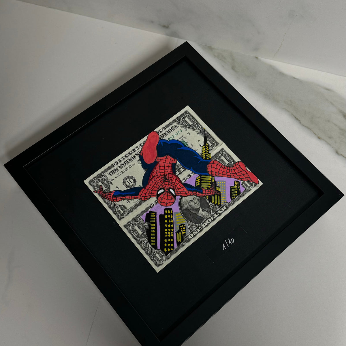Limited Edition "Spider-Man" Double Dollar Bills – Benx Studio