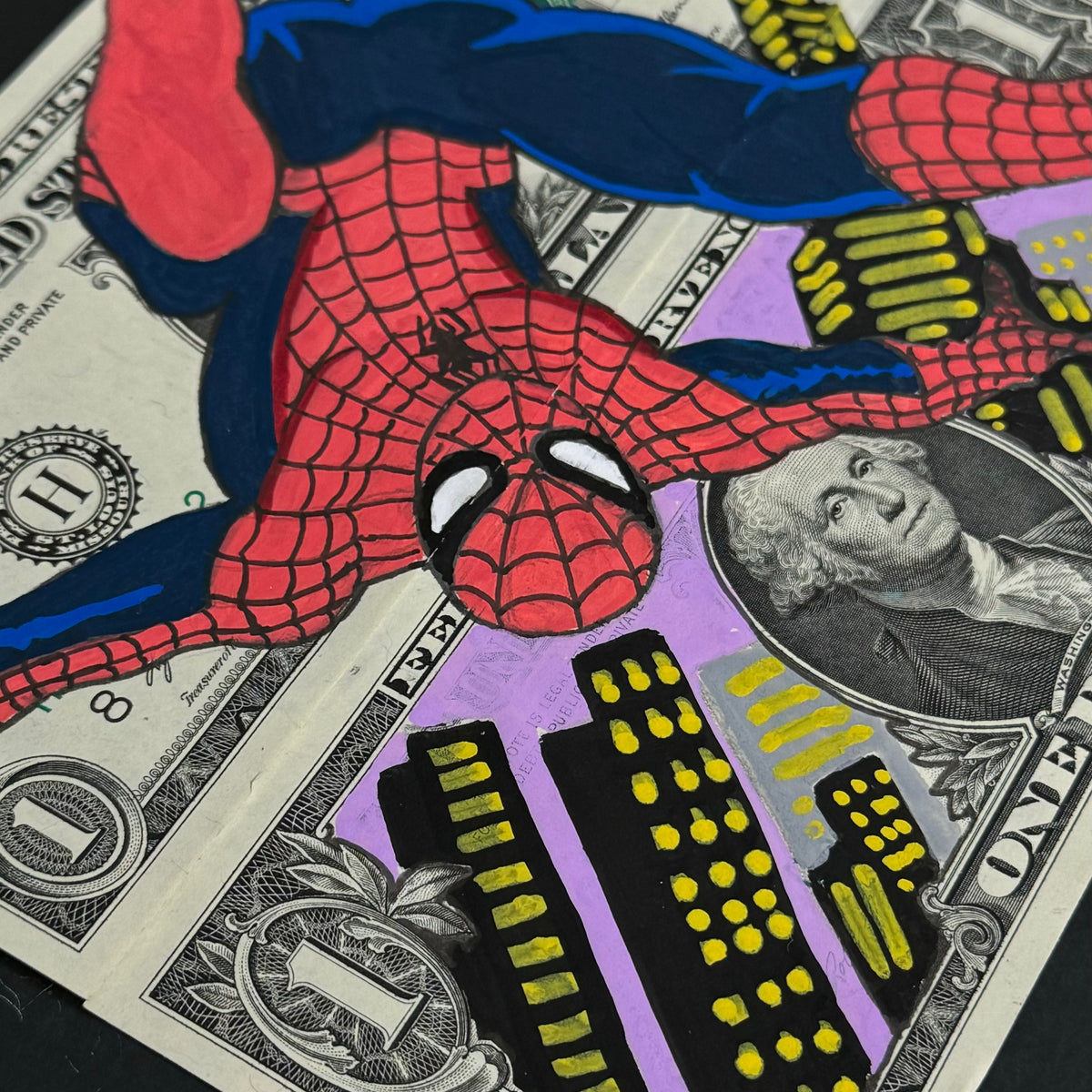 Limited Edition "Spider-Man" Double Dollar Bills – Benx Studio